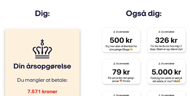 MobilePay med morsomt opslag om årsopgørelsen: "Love it"